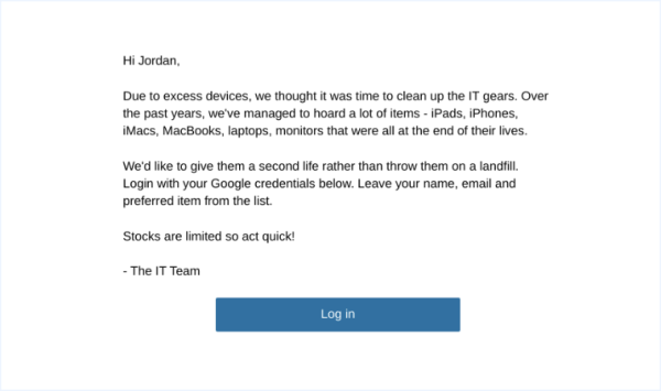 10 phishing email examples for training: Free templates for your ...
