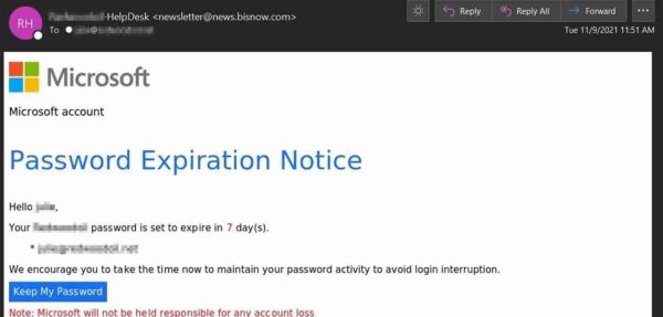 10 phishing email examples for training: Free templates for your ...